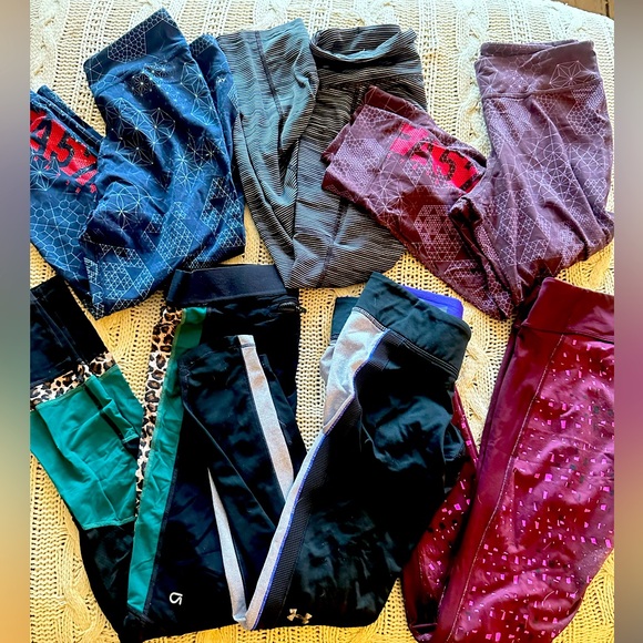 Pants & Jumpsuits | 6 Pairs Small Workout Leggings Bundle | Poshmark